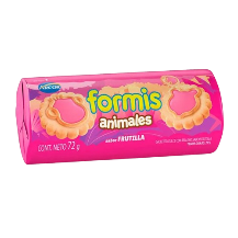 FORMIS galletitas vainilla frutilla x72g - Mayorista Pasos